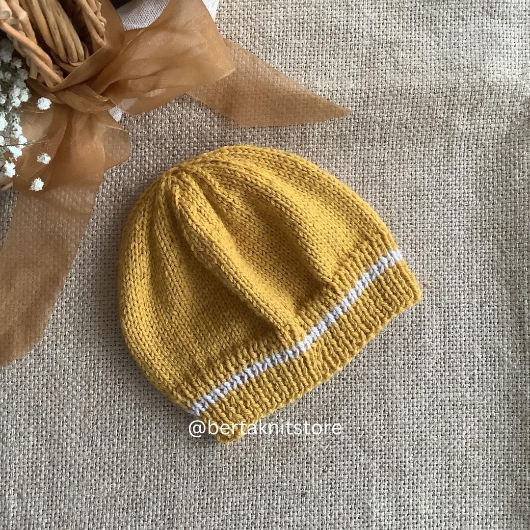 Tillie Beanie Knitting Pattern | Baby Bonnet Patterns | 0-24 Months ...