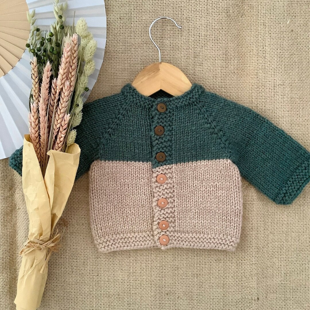 Forest Cardigan Knitting Pattern | Double Yarn Cardigan Knitting ...
