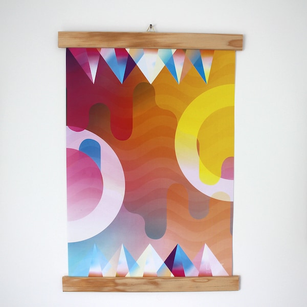Affiche colorée - Etsy France