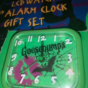 Rare Goosebumps LCD Watch and Alarm Clock Gift Set in Original Box - Etsy