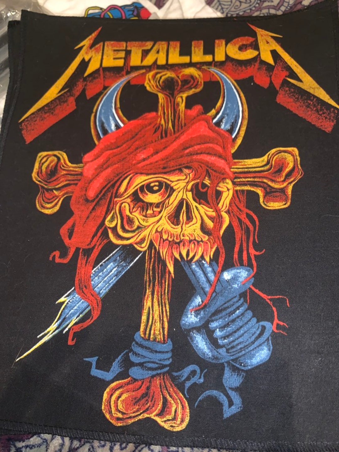 METALLICA Pirate Skulls and Cross Bones 11 Inch by 14 Inch Unused ...