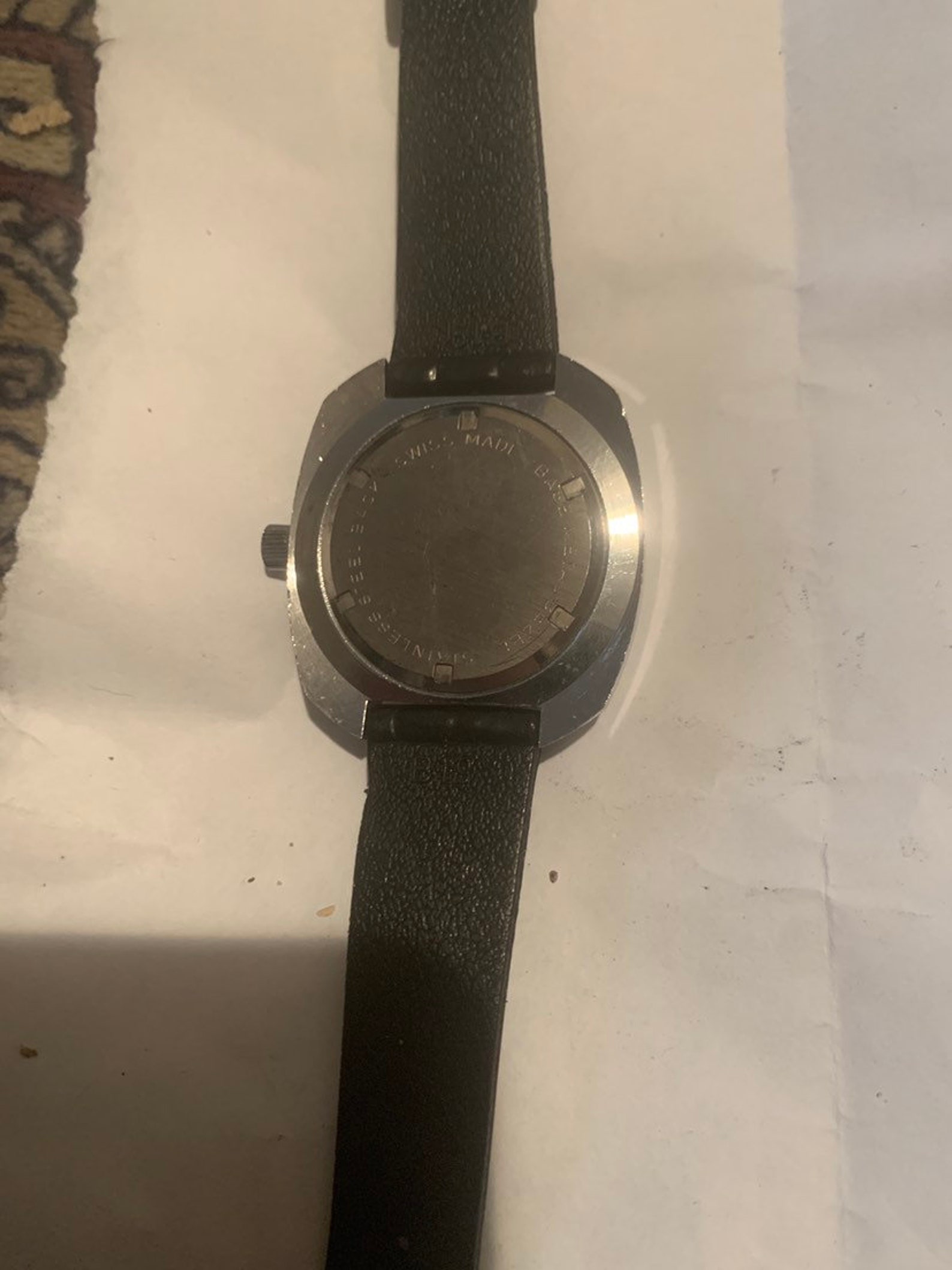 1970 Lucerne Digital Swiss Direct Read Jump Hour Windup Watch ...