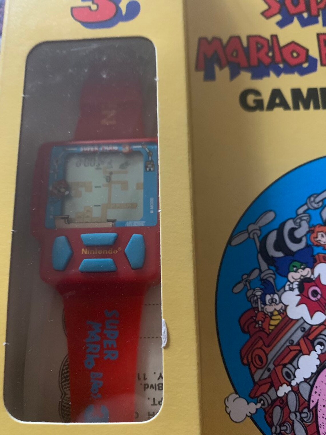 Rare Red super mario bros.. 3 Nintendo Nelsonic game watch | Etsy