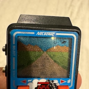 Nelsonic Nintendo Car Racing Race Vintage Video Game Watch. Excellent ...