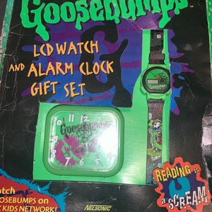 Rare Goosebumps LCD Watch and Alarm Clock Gift Set in Original Box - Etsy