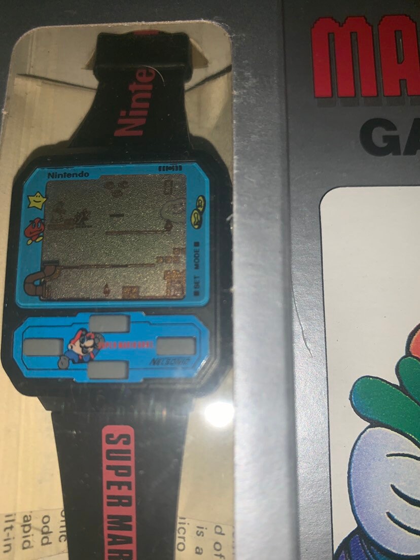 Mint in Box Nelsonic Nintendo Super Mario Bros Game Watch From 1989 ...