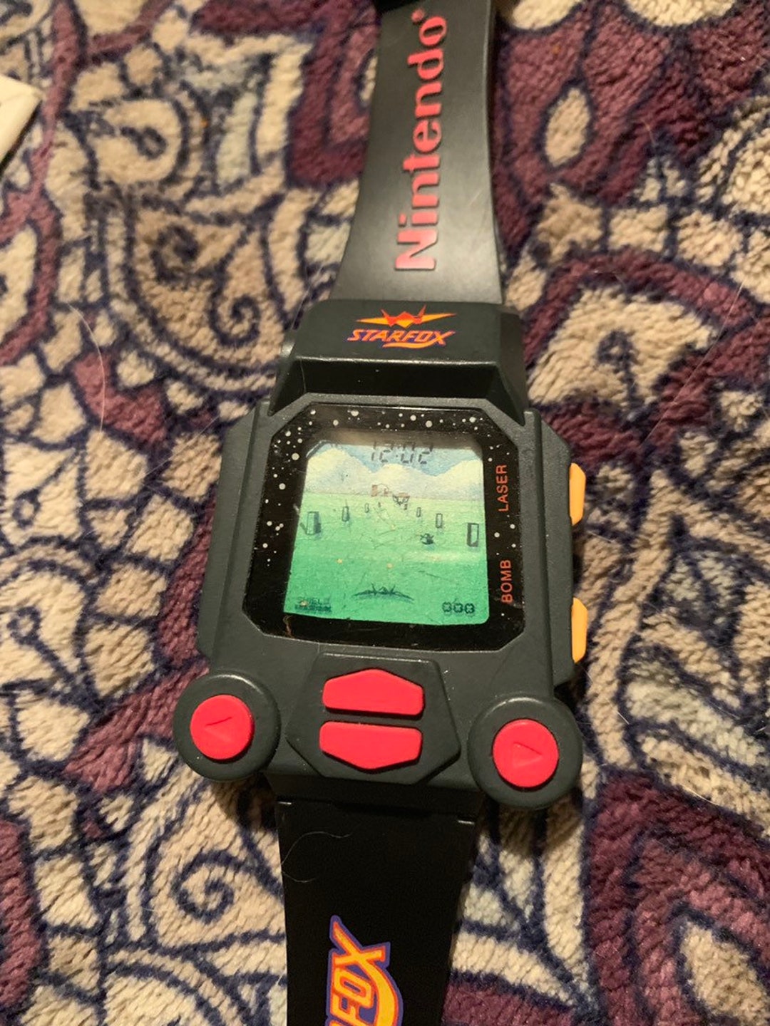 Nintendo Nelsonic Starfox Video Game Watch . Mint With Fresh Battery ...