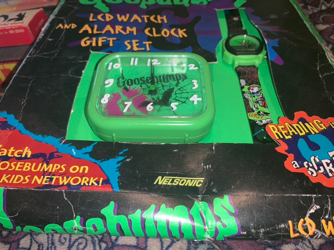 Rare Goosebumps LCD Watch and Alarm Clock Gift Set in Original Box - Etsy