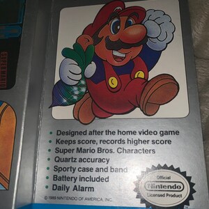 Mint in Box Nelsonic Nintendo Super Mario Bros Game Watch From 1989 ...
