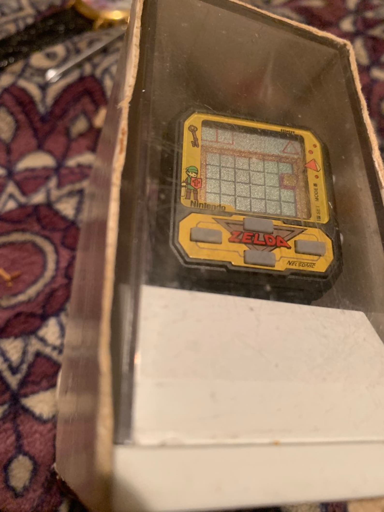 Rare Black Zelda Nintendo Nelsonic Game Watch Mint in Box Unused ...