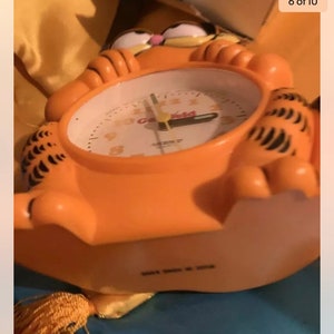 Garfield the Cartoon Cat Battery Operated Alarm Clock. Working - Etsy