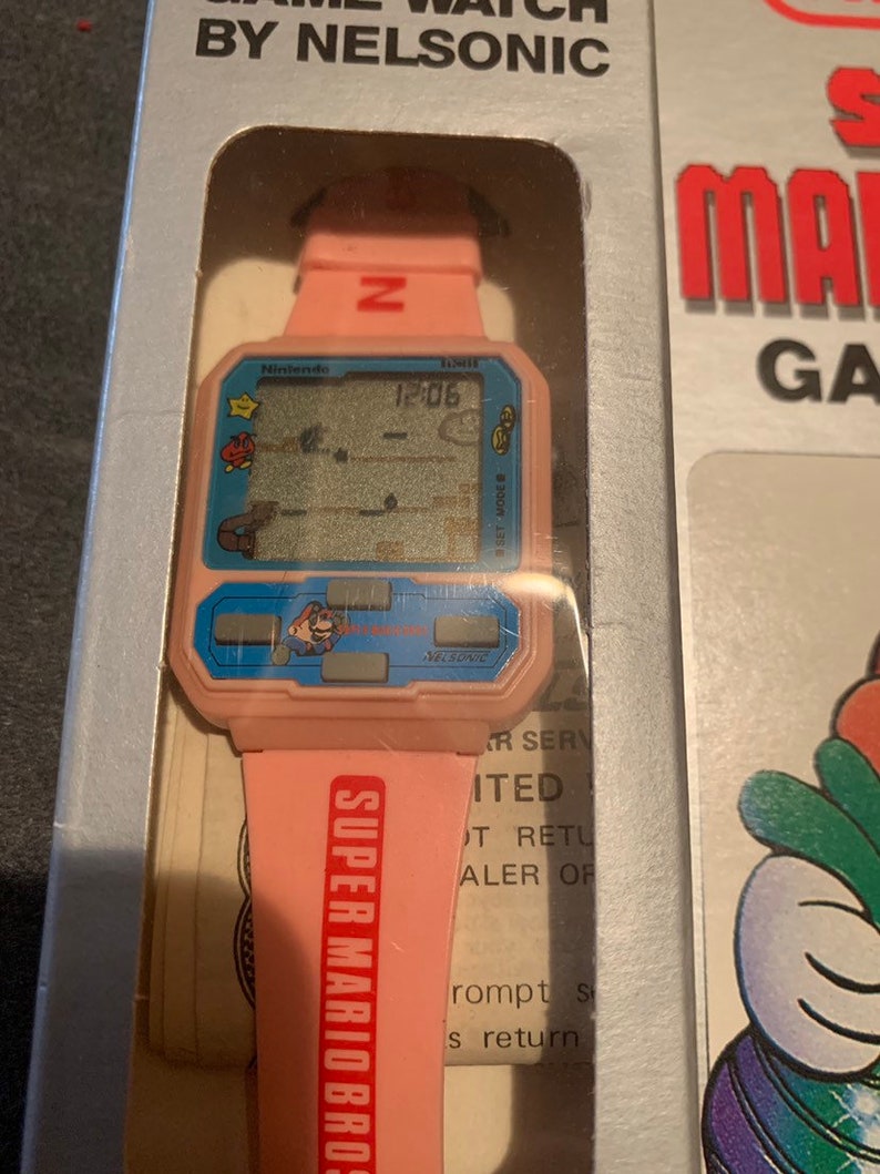 Pink Super Mario Bros. Mint Nintendo Game Watch by Nelsonic in - Etsy