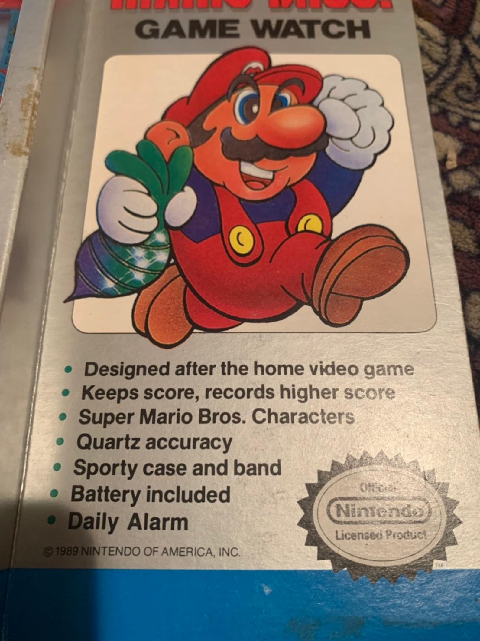 Nintendo Red Super Mario Bros Game Watch by Nelsonic Mint - Etsy