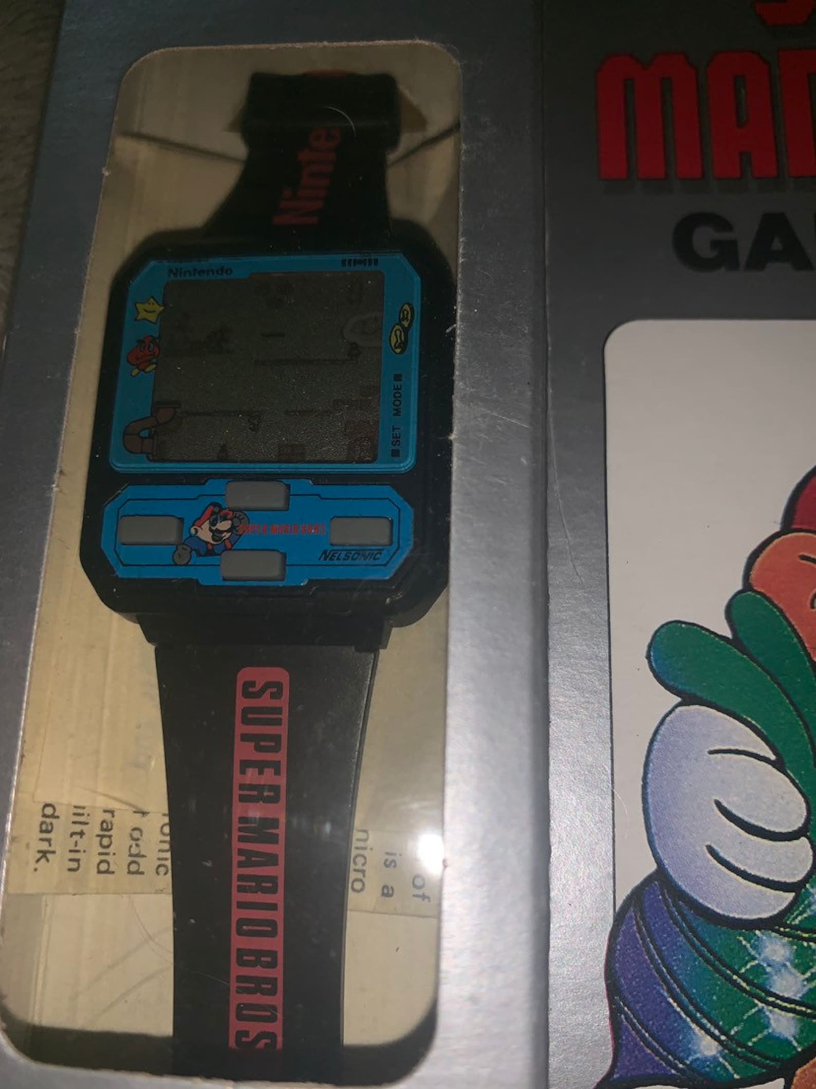 Mint in Box Nelsonic Nintendo Super Mario Bros Game Watch From 1989 ...