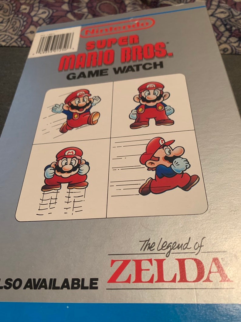Nelsonic White Super Mario Bros Game Watch by Nintendo From - Etsy
