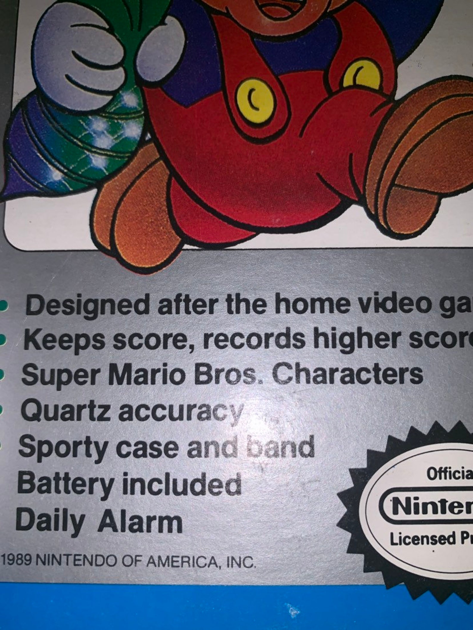 Nintendo Red Super Mario Bros Game Watch by Nelsonic Mint - Etsy