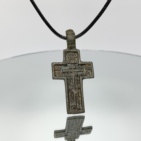 Ancient medieval cross pendant - Gem