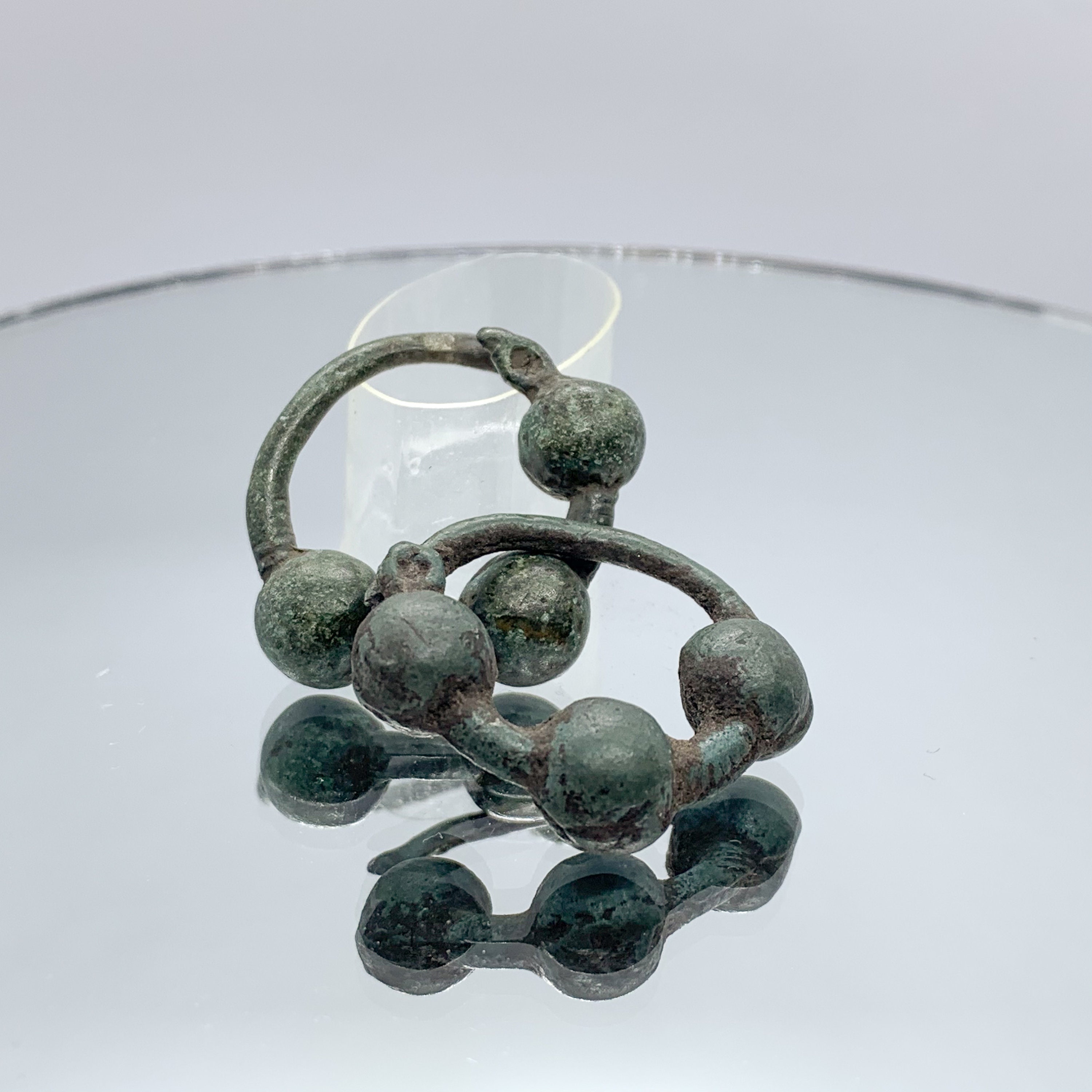 Pair of Ancient BronzeViking Earrings / Viking Earrings / | Etsy