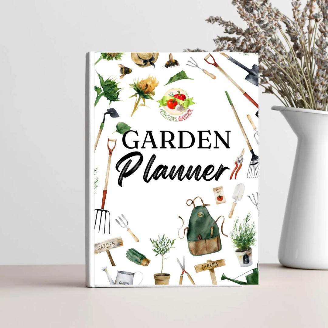 Printable Garden Planner 40 Pages Seasonal Gardening Tips Weekly ...