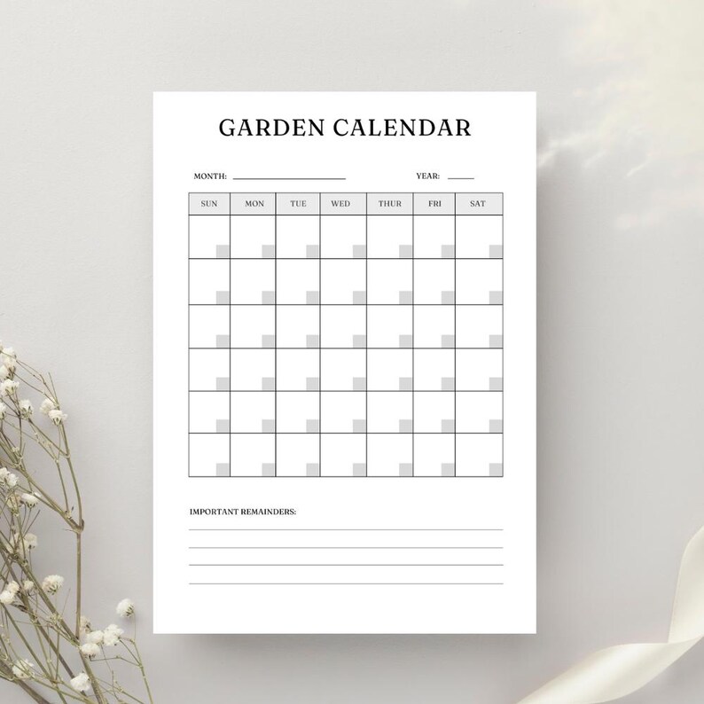 Printable Garden Planner 40 Pages Seasonal Gardening Tips Weekly ...