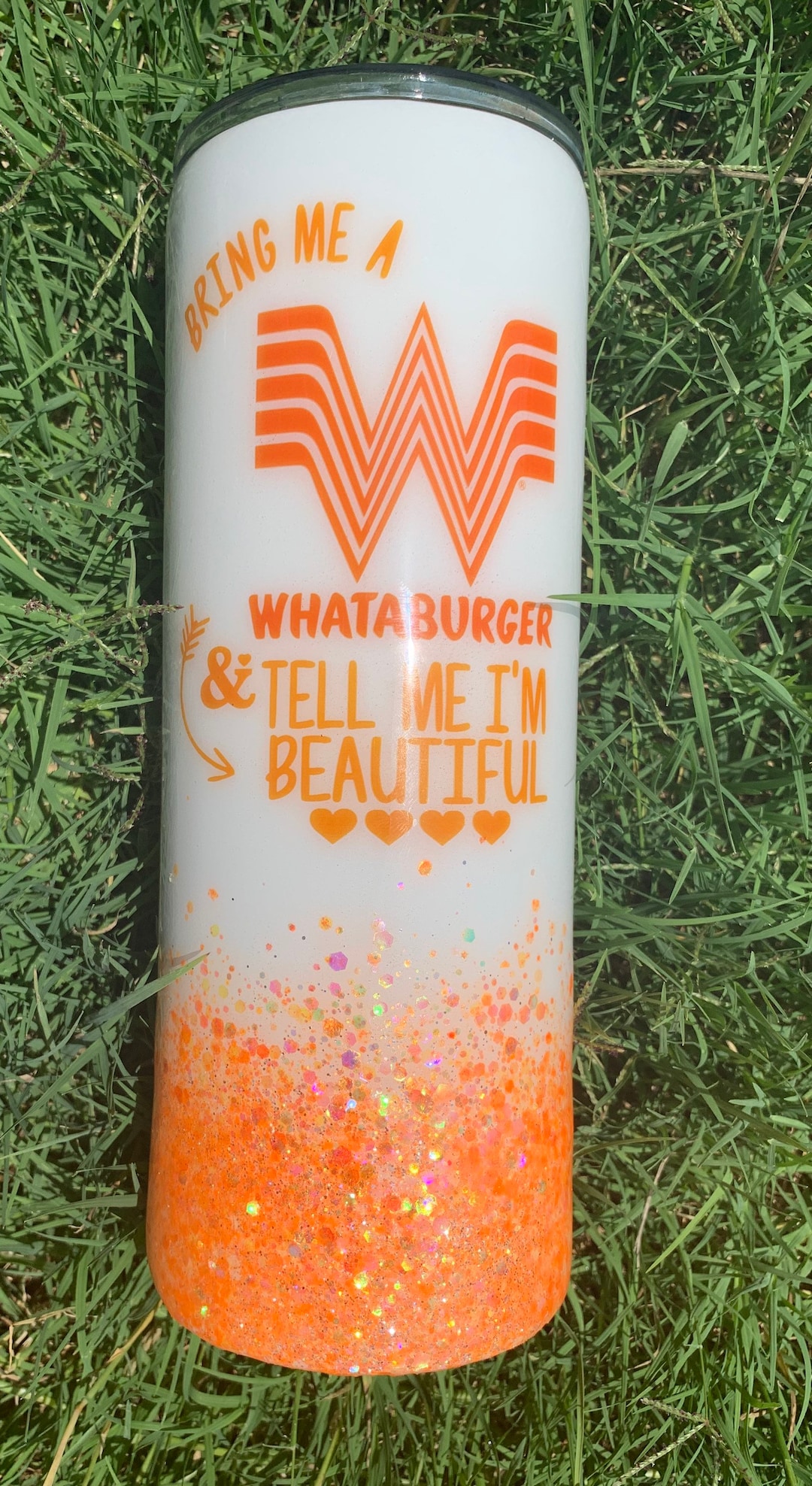Custom Whataburger Glitter Tumbler Personalized Glitter - Etsy
