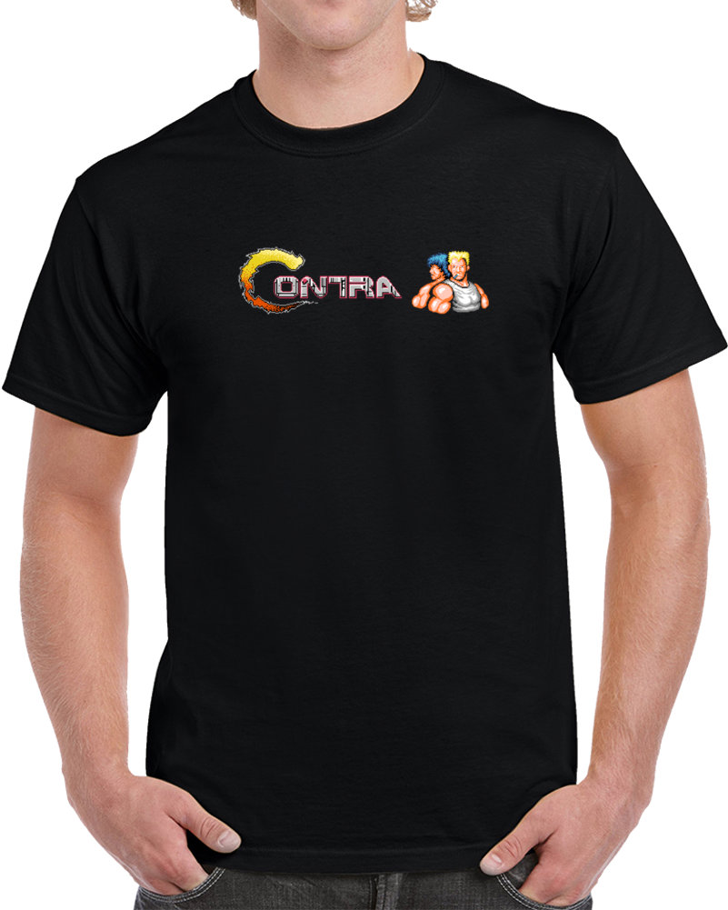 Contra Retro Nes Box Art Video Game Retro T Shirt - Etsy