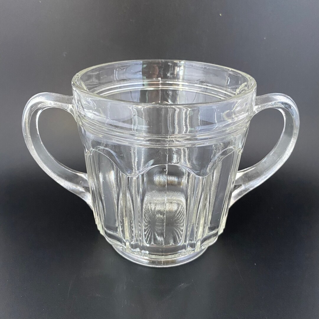 EAPG Hocking Glass Colonial “knife and Fork” Spooner or Celery, Double ...