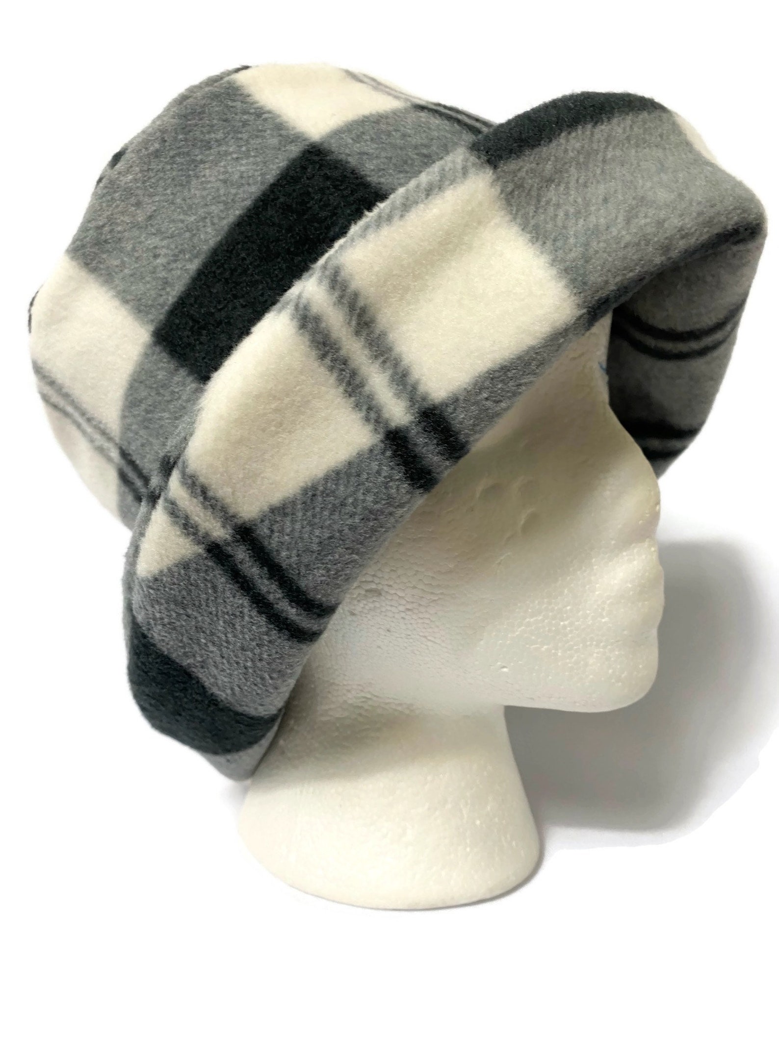 Plaid Winter Hat - Etsy