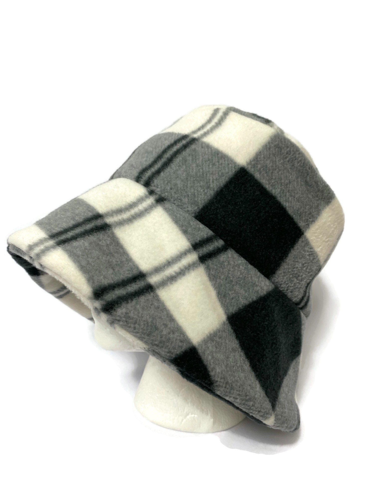 Plaid Winter Hat - Etsy