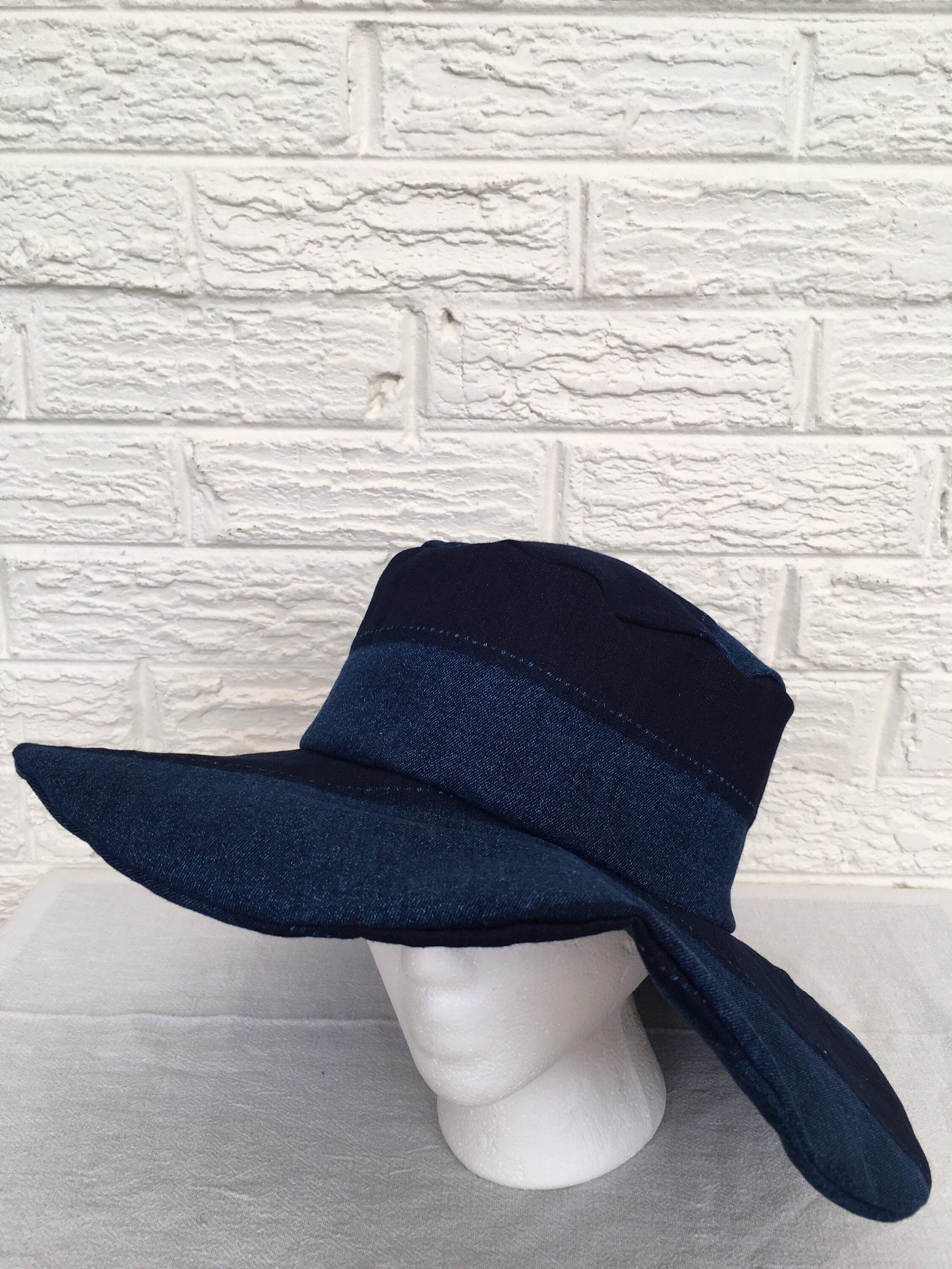 Blue Denim Hat - Etsy