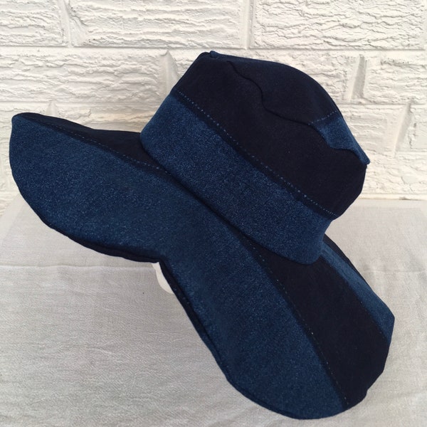 Denim Hat - Etsy