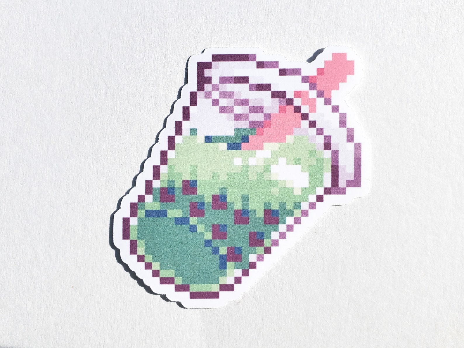 Boba Tea Stickers 6 Flavors 2-inch Pixel Art Die-cut Matte - Etsy