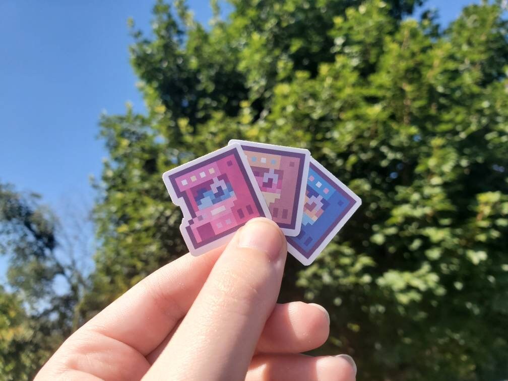 Claw Machine Stickers 3 Colors 1-inch Die-cut Matte Vinyl | Etsy