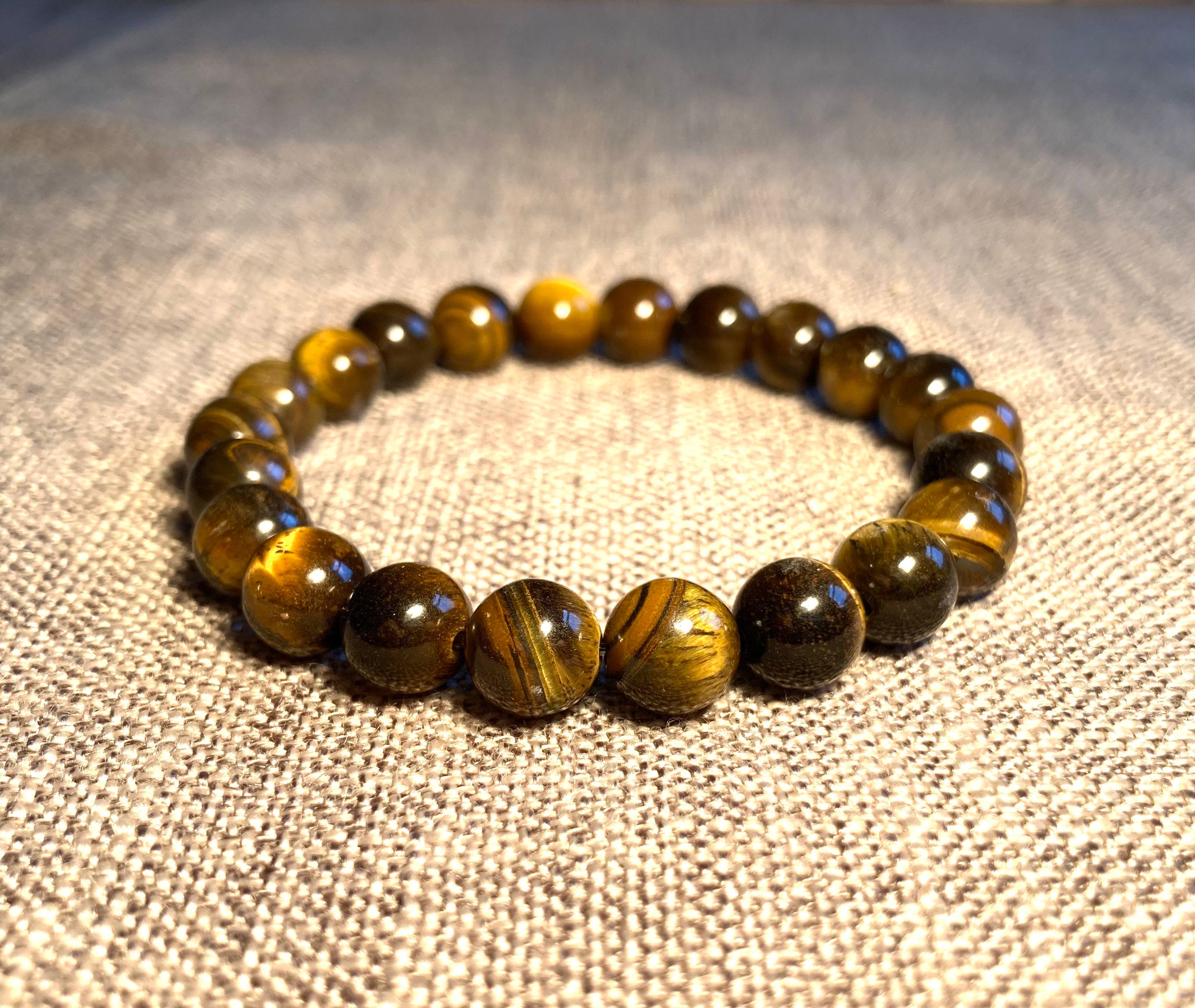 Boho Natural Tiger Eye Gemstones Stone Bead Healing Energy - Etsy UK