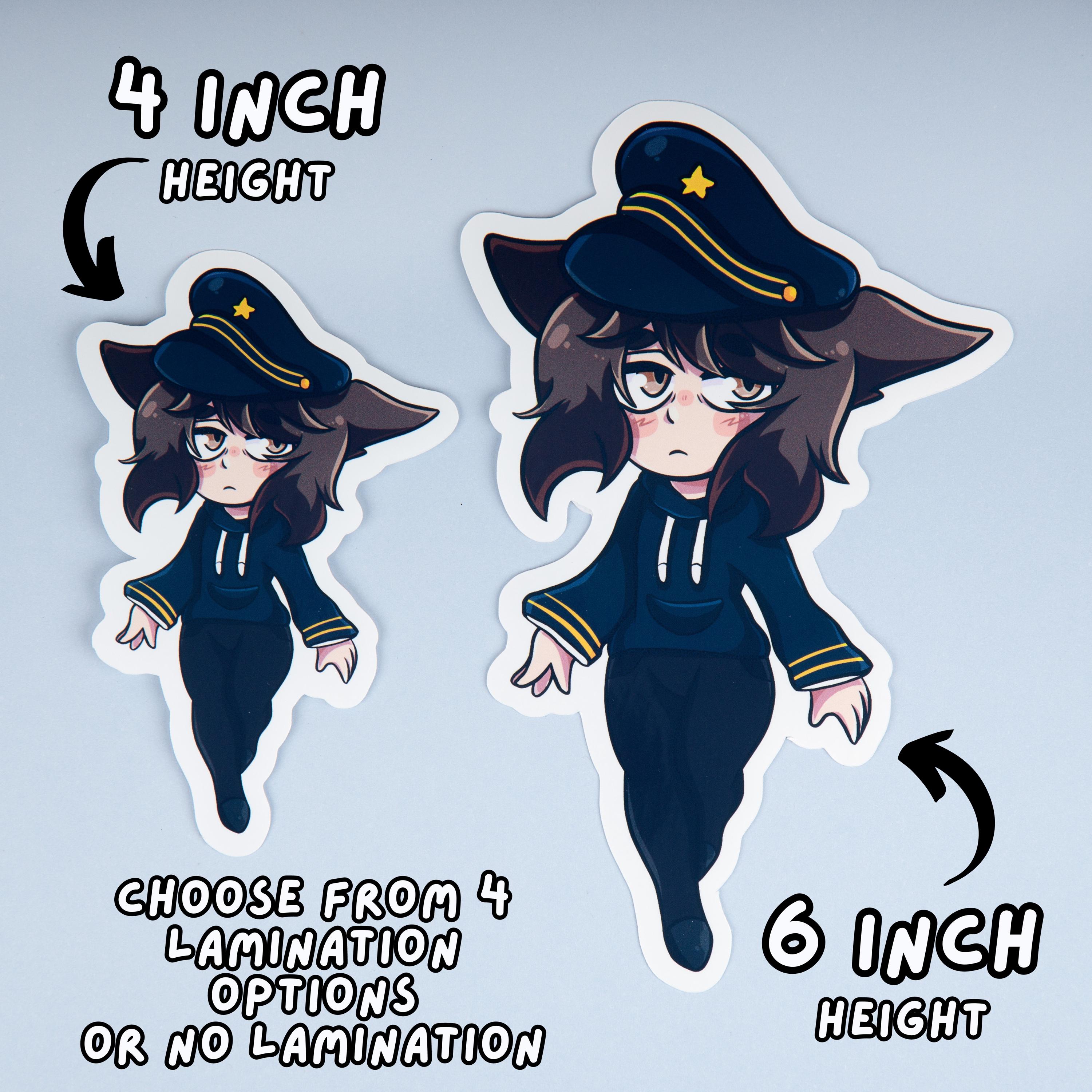 Custom OC Sticker, Custom Chibi Sticker, OC Commission, Original ...