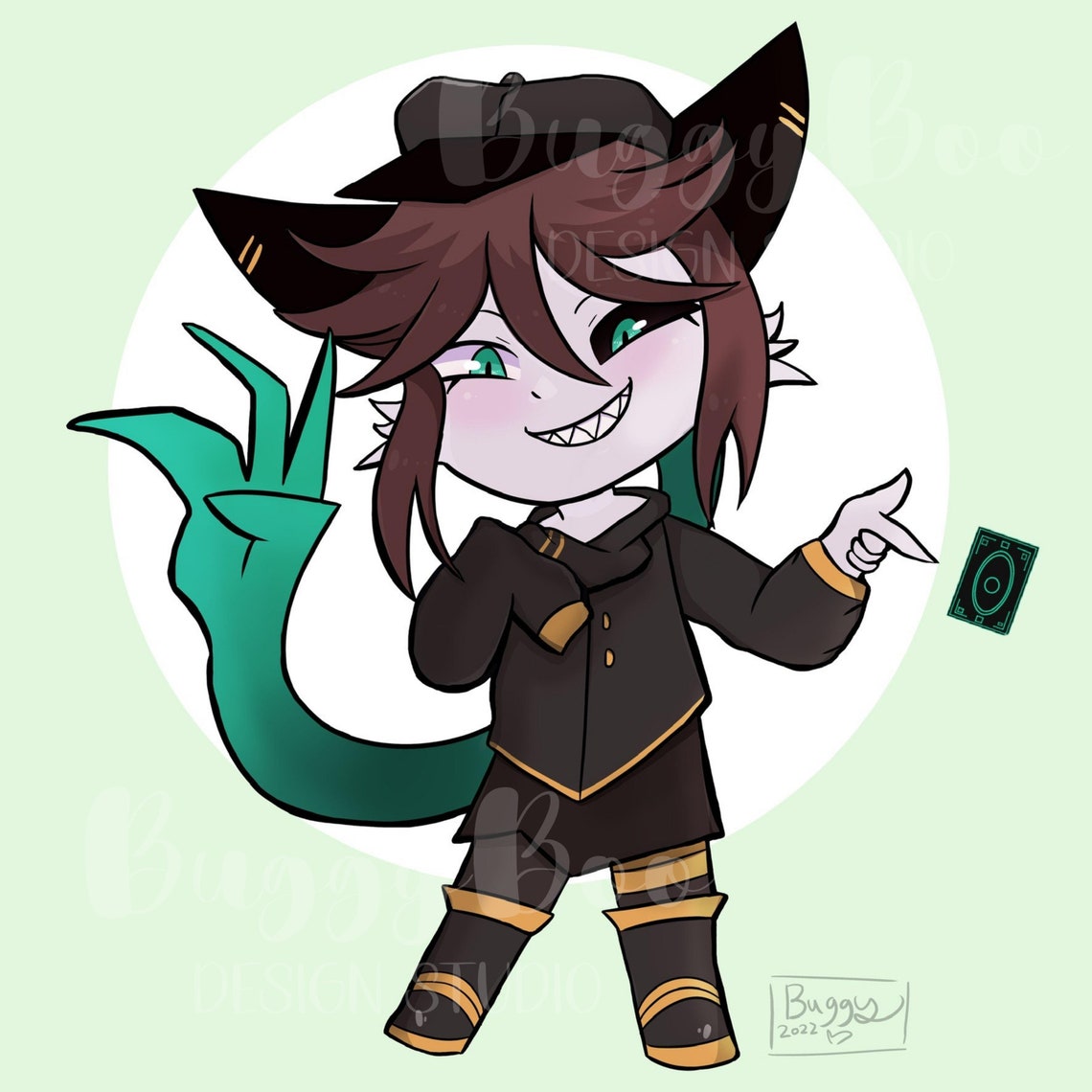 Custom Fullbody Chibi Commission, OC Art Commission, Digital Art ...