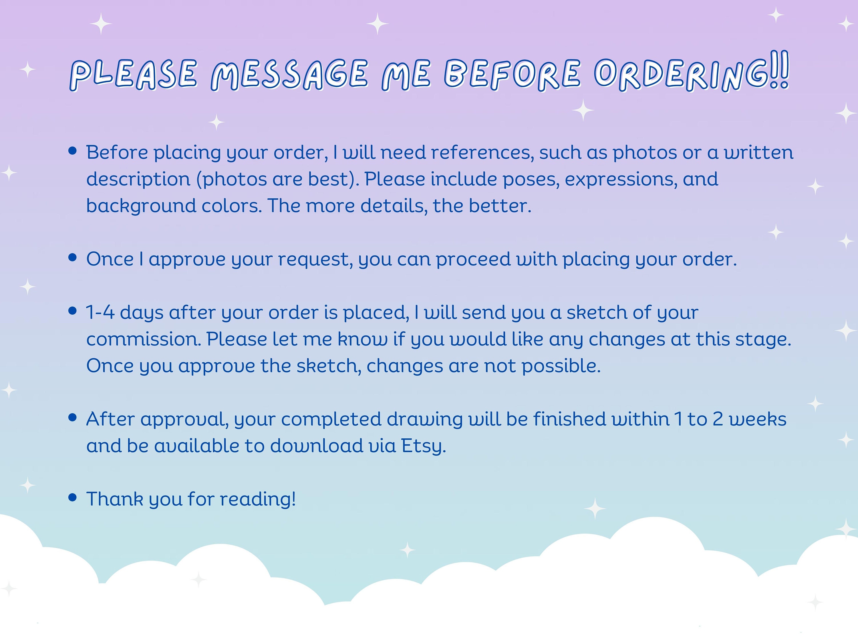 Custom Fullbody Chibi Commission, OC Art Commission, Digital Art ...