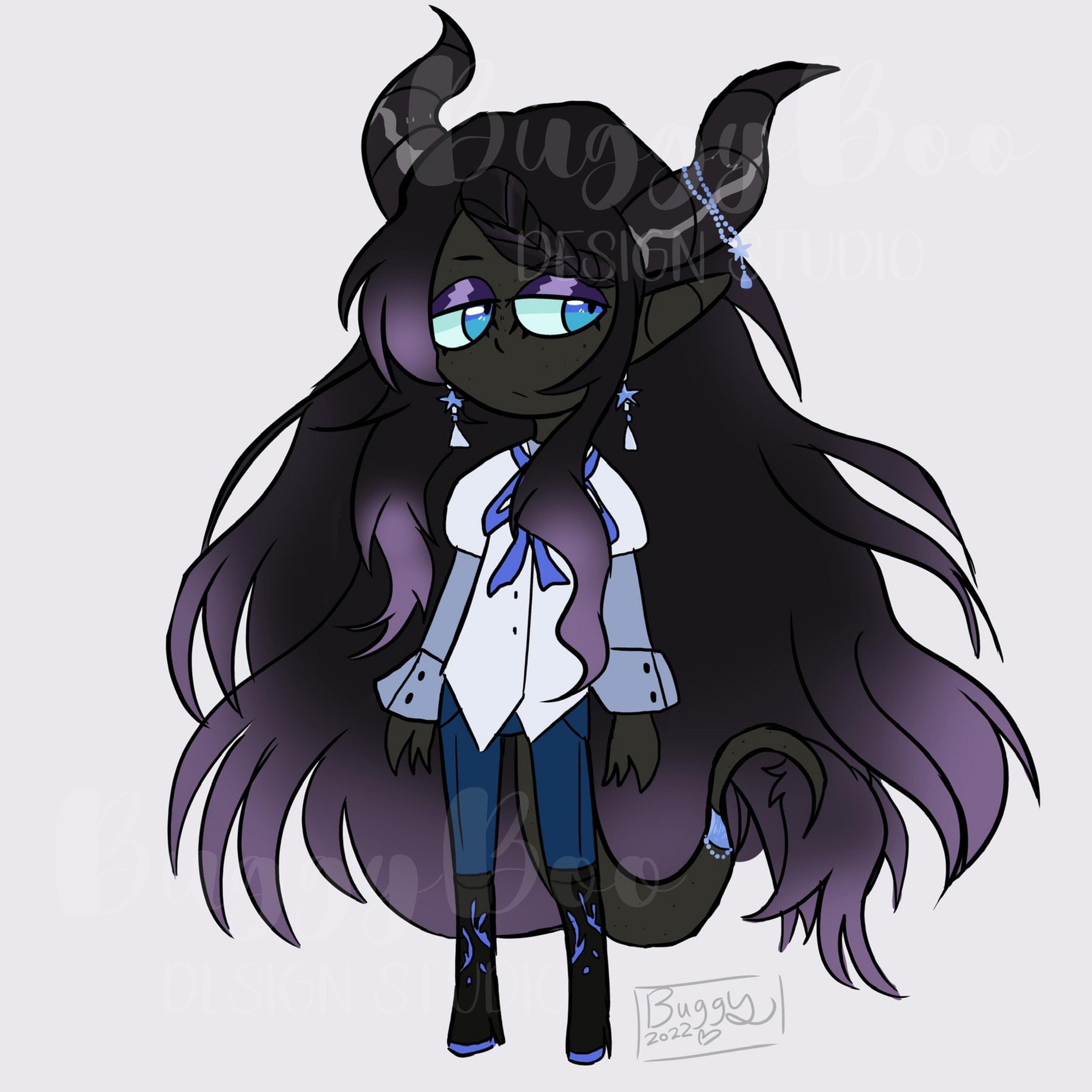 Custom Fullbody Chibi Commission, OC Art Commission, Digital Art ...