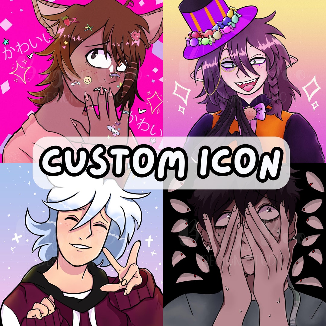 Custom OC Icon Commission, OC Art Commission, Digital Art Commission ...