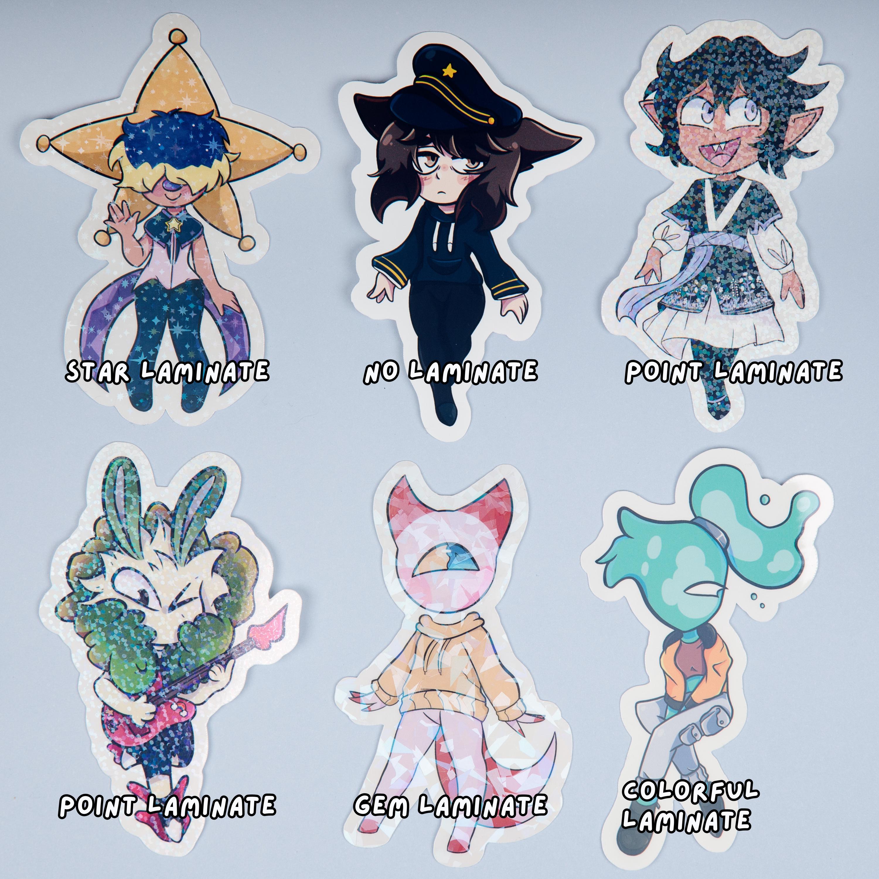 Custom OC Sticker, Custom Chibi Sticker, OC Commission, Original ...