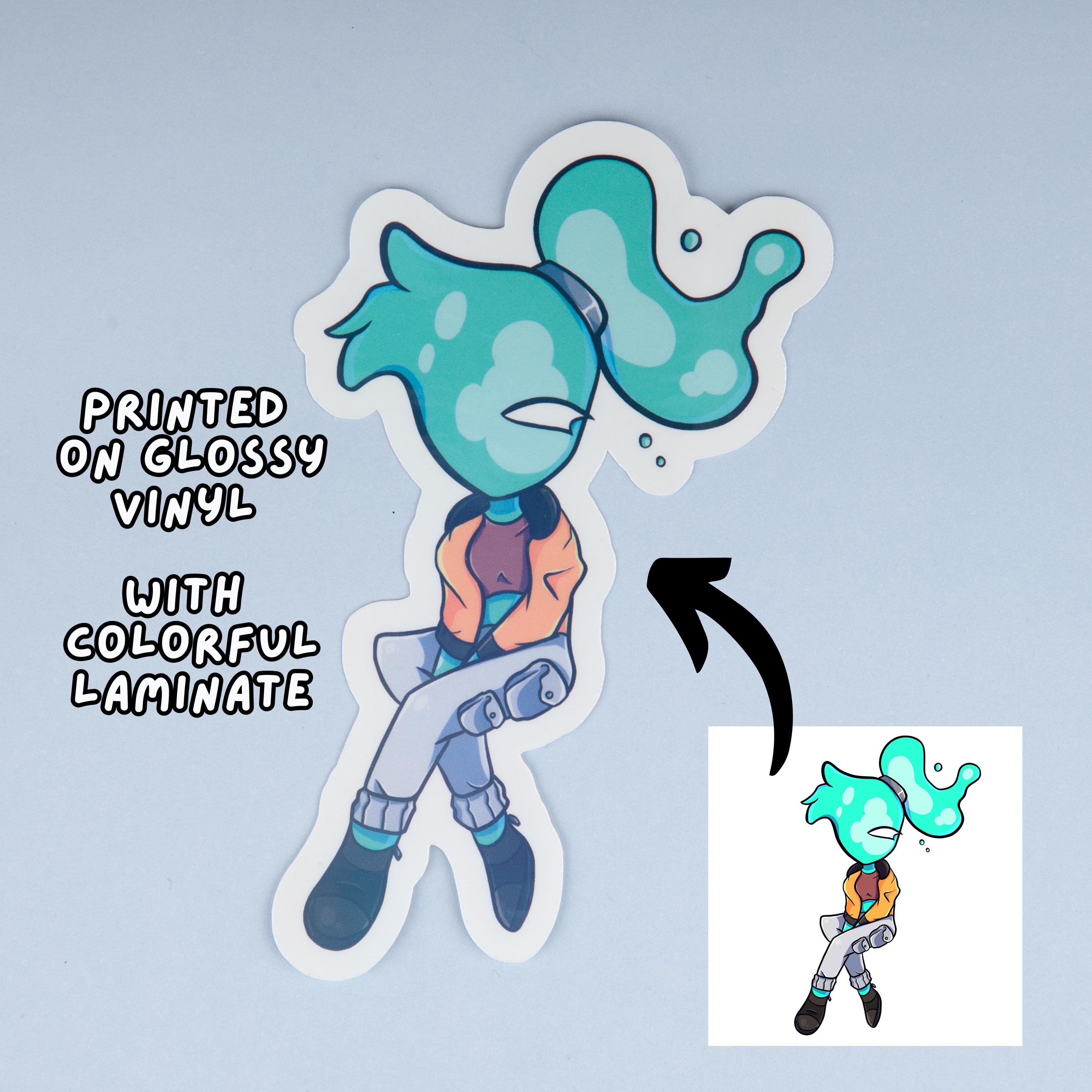 Custom OC Sticker, Custom Chibi Sticker, OC Commission, Original ...