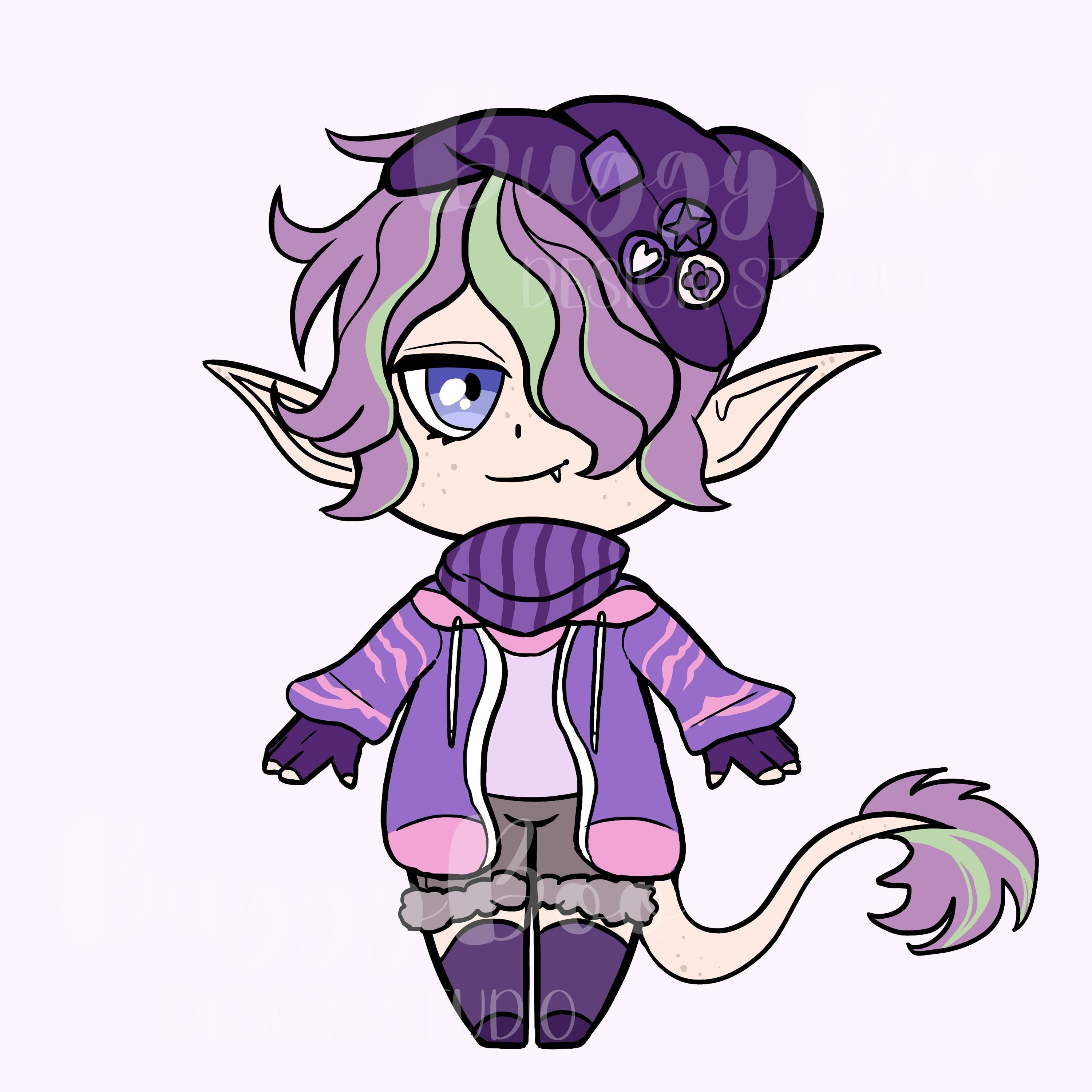 Custom Fullbody Chibi Commission, OC Art Commission, Digital Art ...
