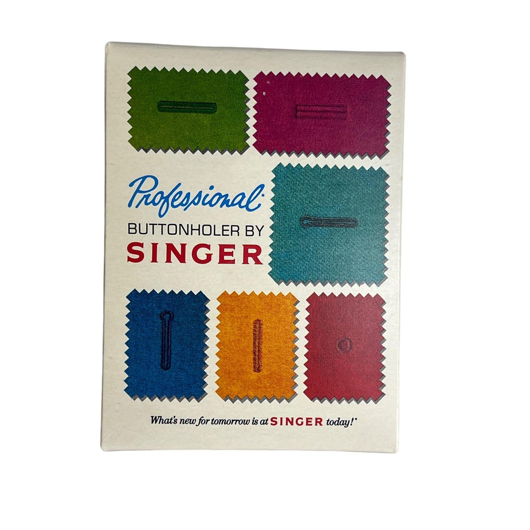 Singer Professional Buttonholer for Slant-needle Zig-zag Sewing ...