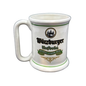 1981 Franklin Porcelain Mini Beer Tankard Wurzburger Hofbrau Imported ...