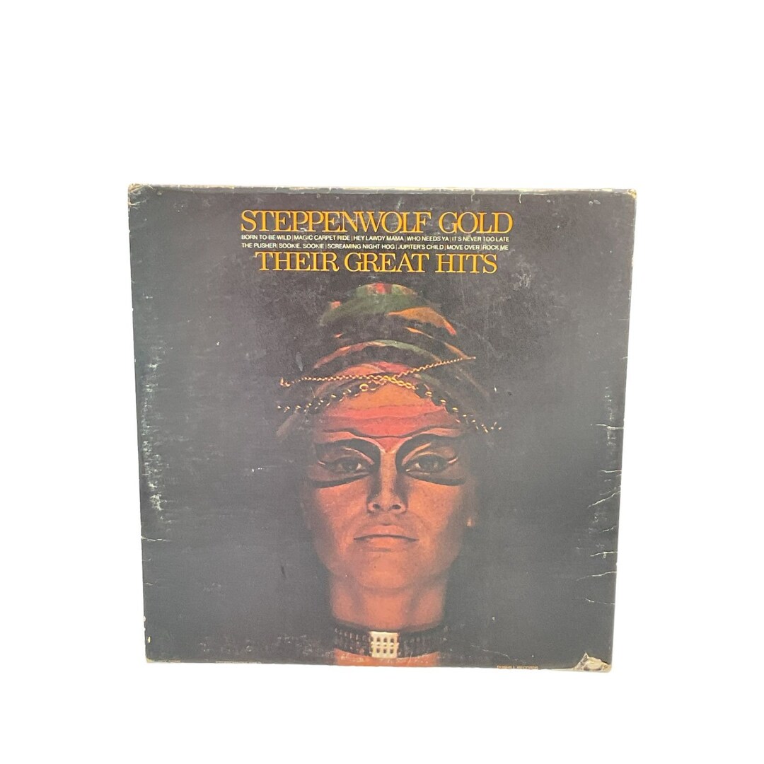 Dunhill Steppenwolf GOLD Vinyl LP Records 1971 Hard Rock Music 33 RPM ...