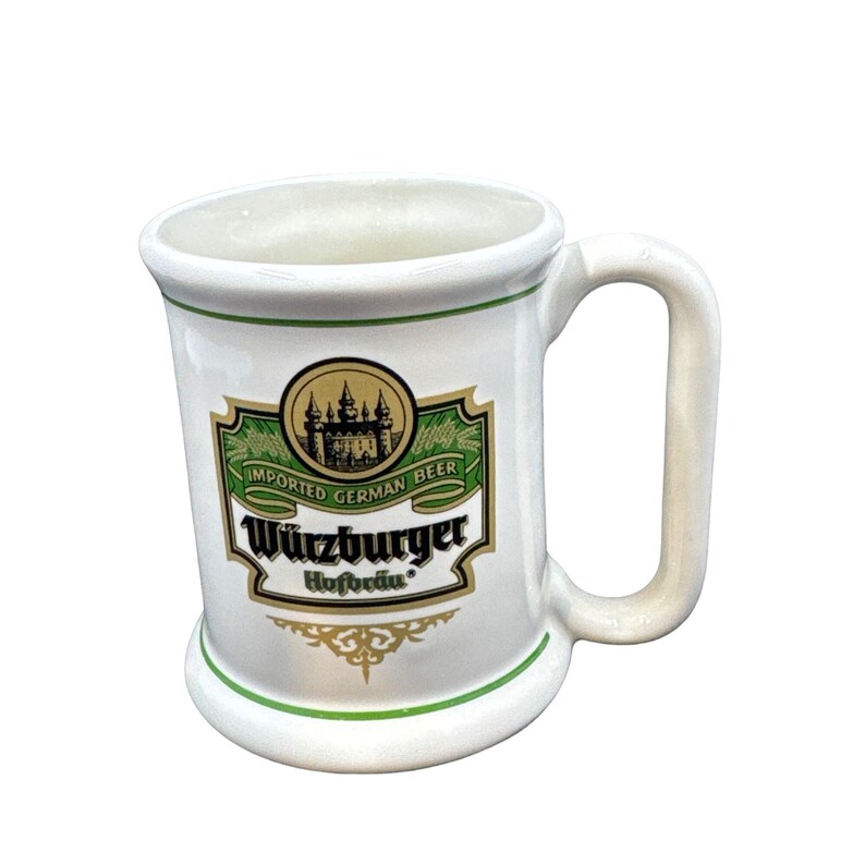 1981 Franklin Porcelain Mini Beer Tankard Wurzburger Hofbrau Imported ...