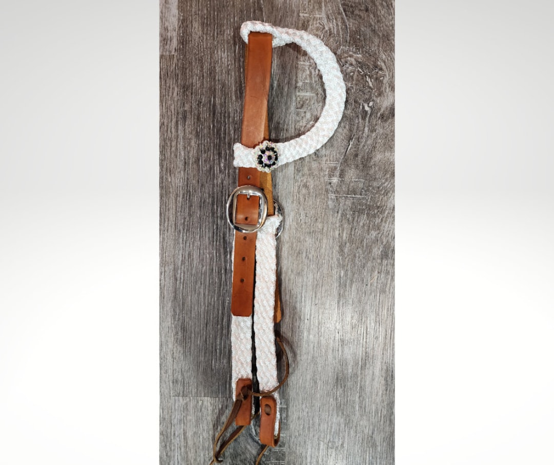 One Ear Mule Tape With Leather Headstall - Etsy