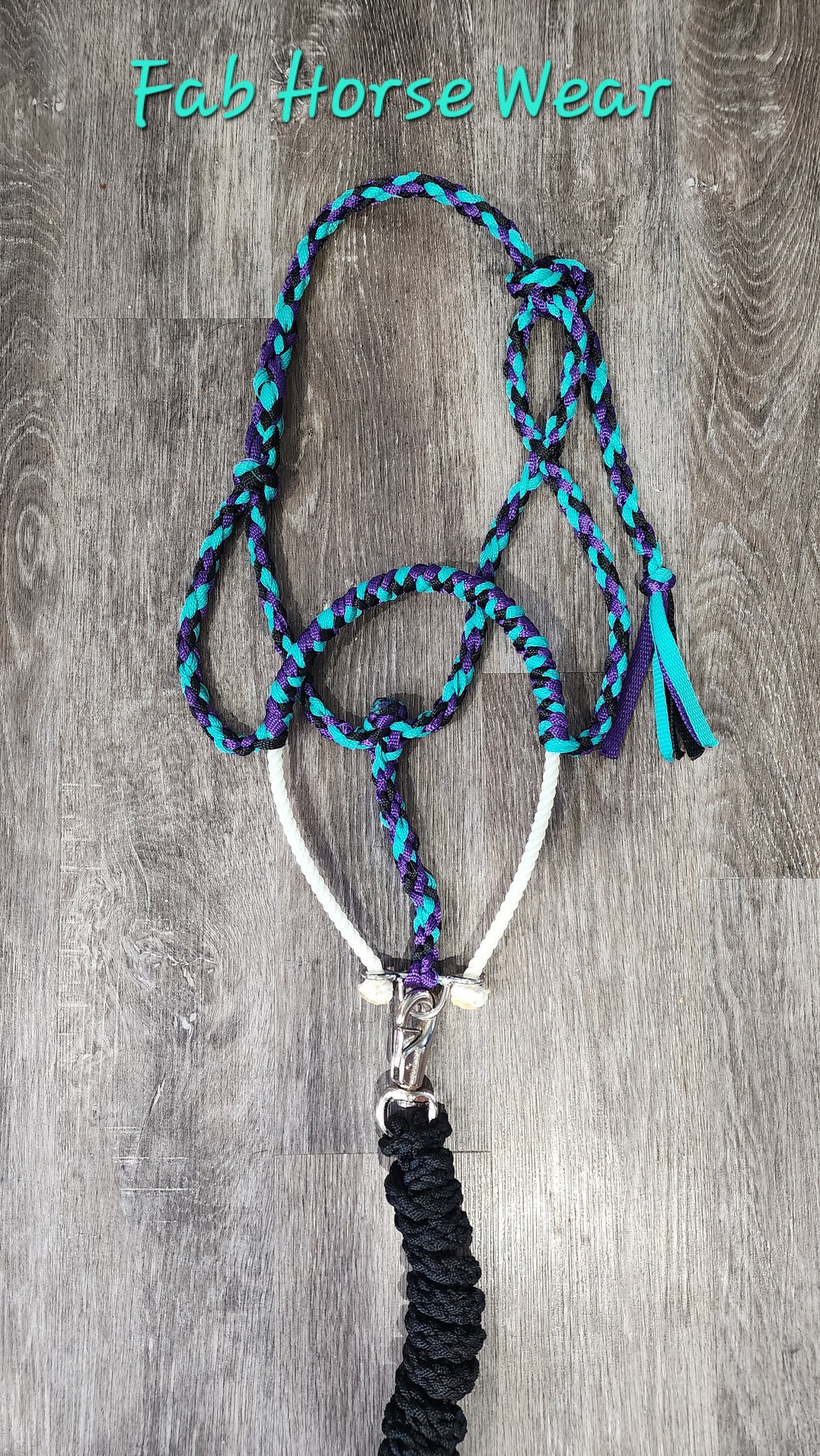 Lariat Rope Nose Mule Tape Halter (custom) - Etsy
