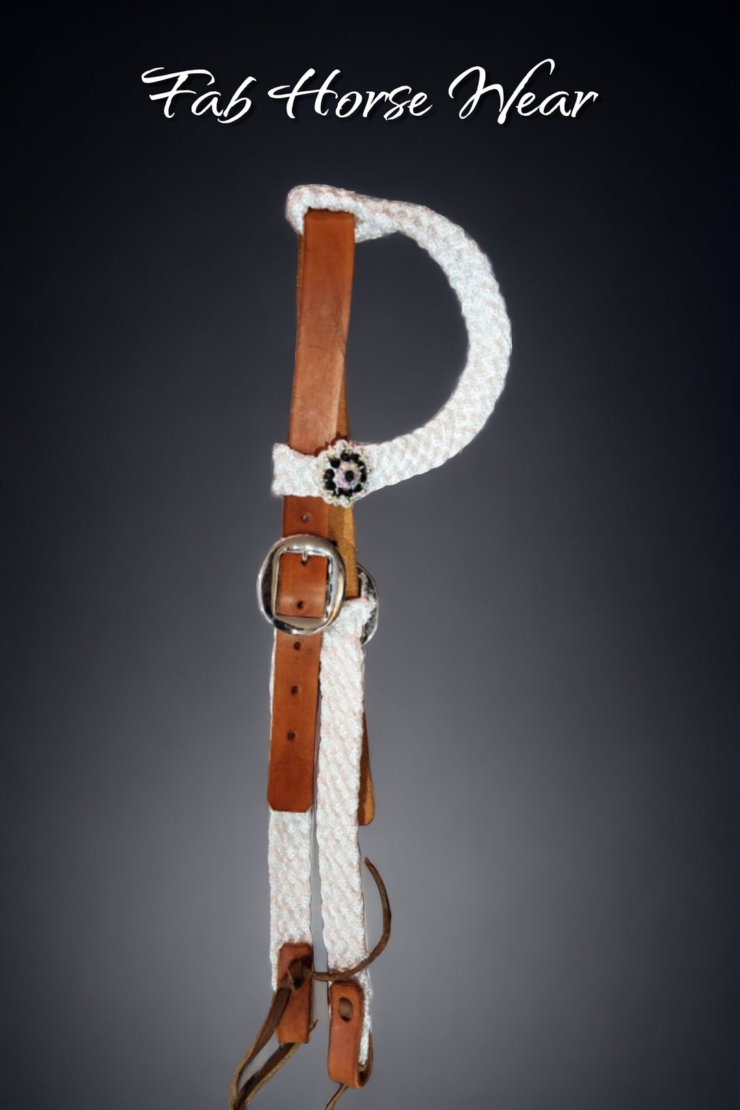 One Ear Mule Tape With Leather Headstall - Etsy