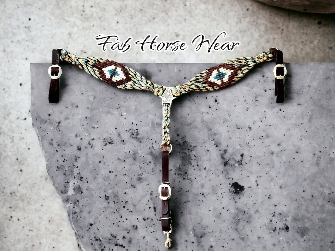 Custom Roper Style Mohair Breastcollar - Etsy